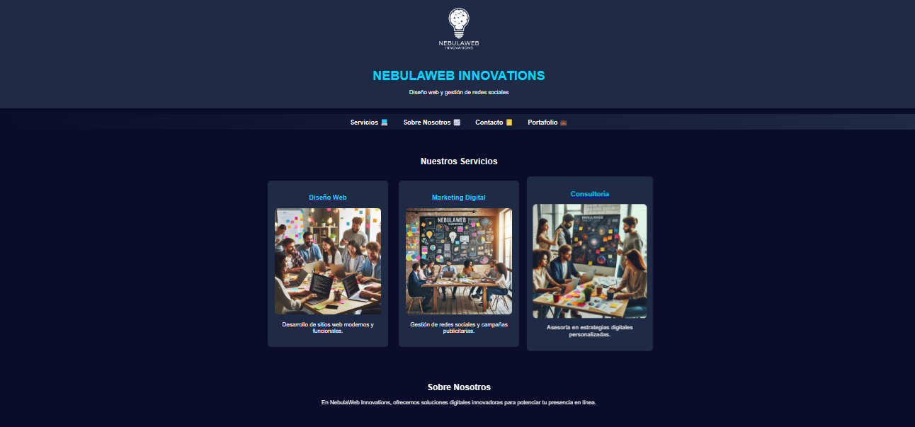 Portafolio - Nebula Web Innovations